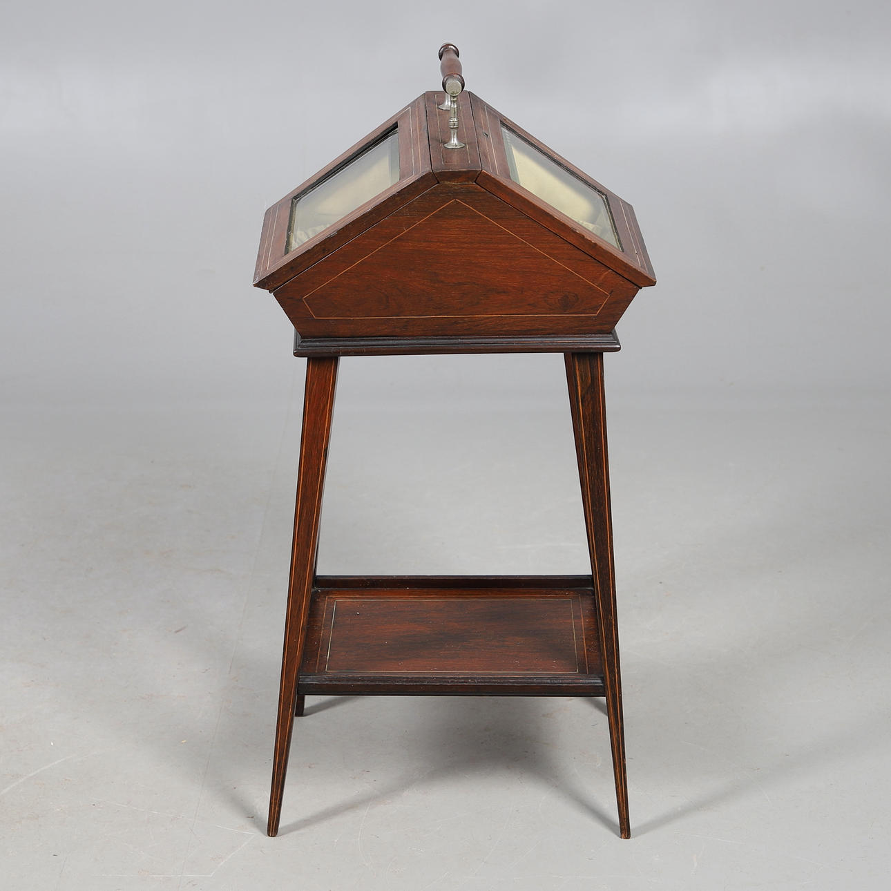 GLAZED EDWARDIAN SEWING BOX. Furniture - Cupboards, Cabinets & Shelves ...