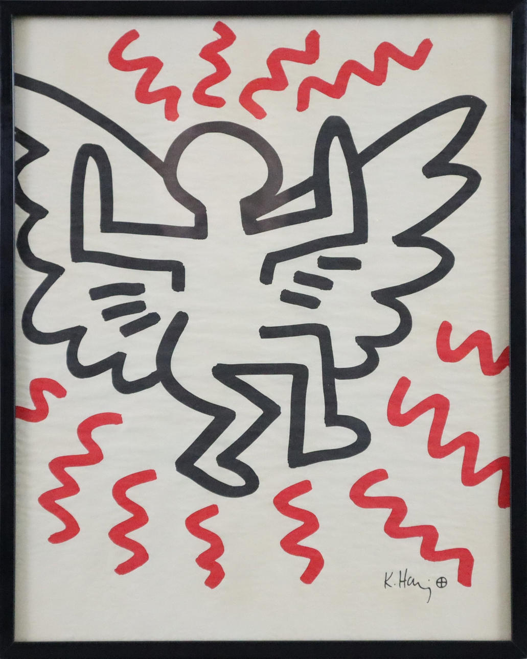 AFTER HARING, KEITH. Work from the “Sali-Adalat, Bayer Suite”, color ...