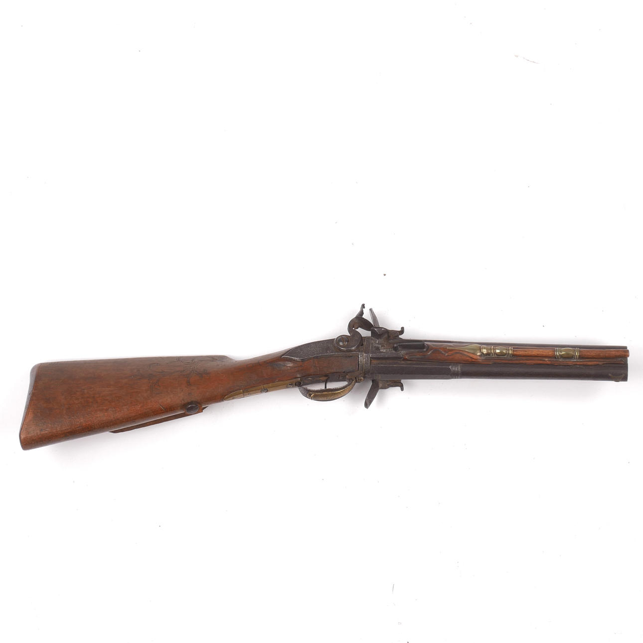 A 'H. ALLET A LIEGE', swivel flintlock rifle, 17th/19th century ...