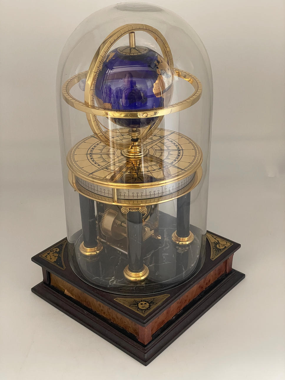 FRANKLIN MINT. Royal Geographical Society Millennium Clock, 1990s ...