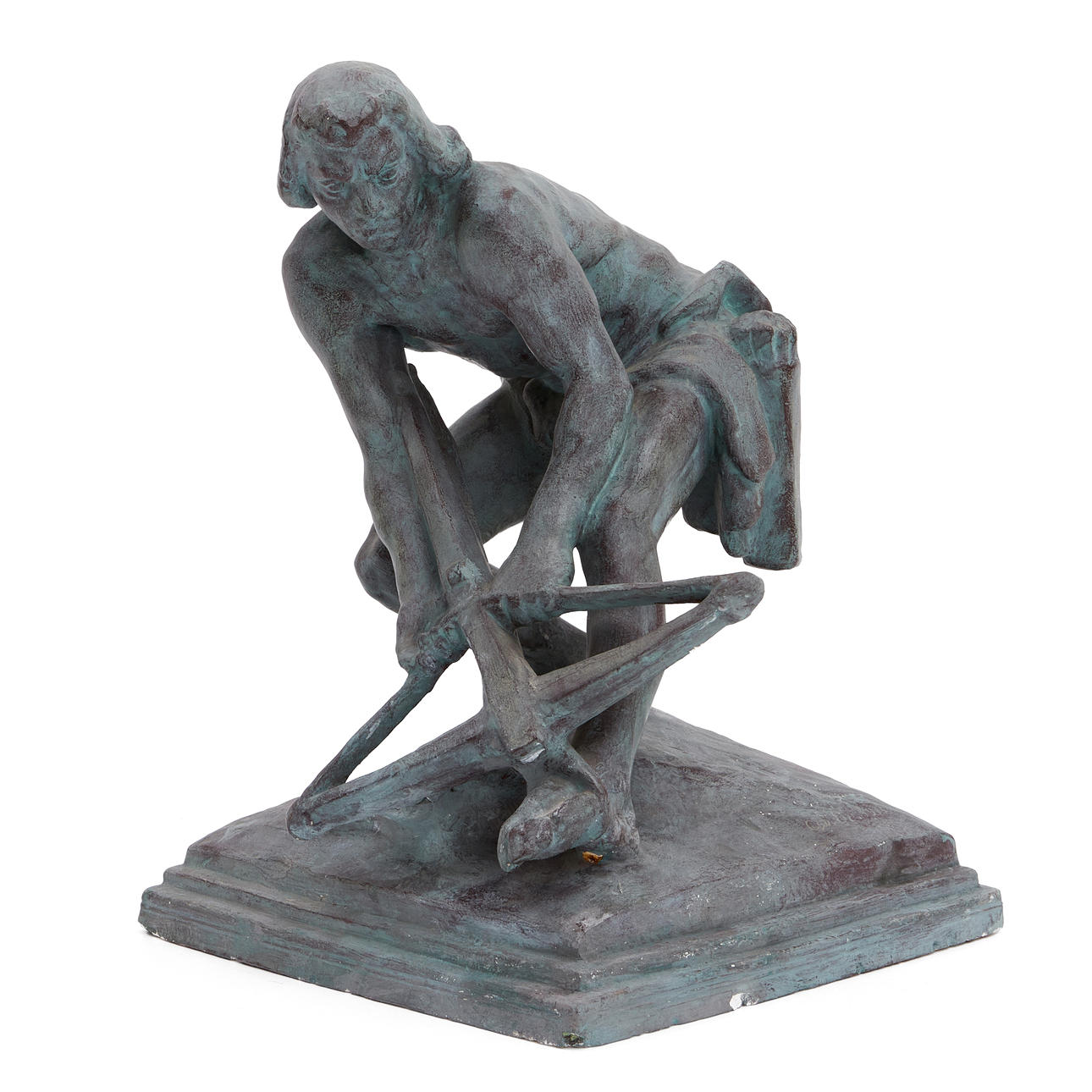 CHRISTIAN ERIKSSON (1858-1935), "Bågspännaren", signerad och daterad ...