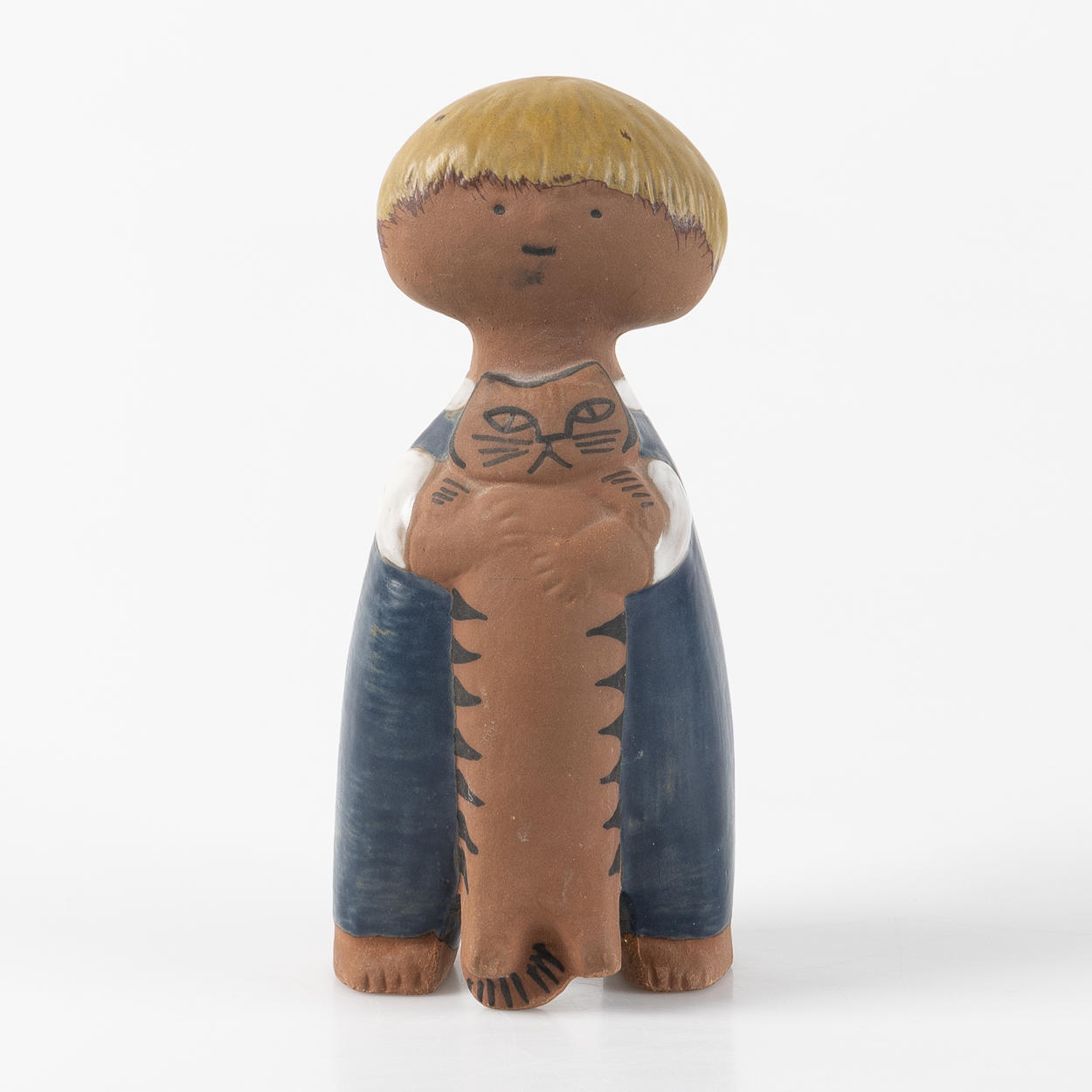 LISA LARSON. Figurin, "Pelle", ur serien Lisa Larsons ungar ...