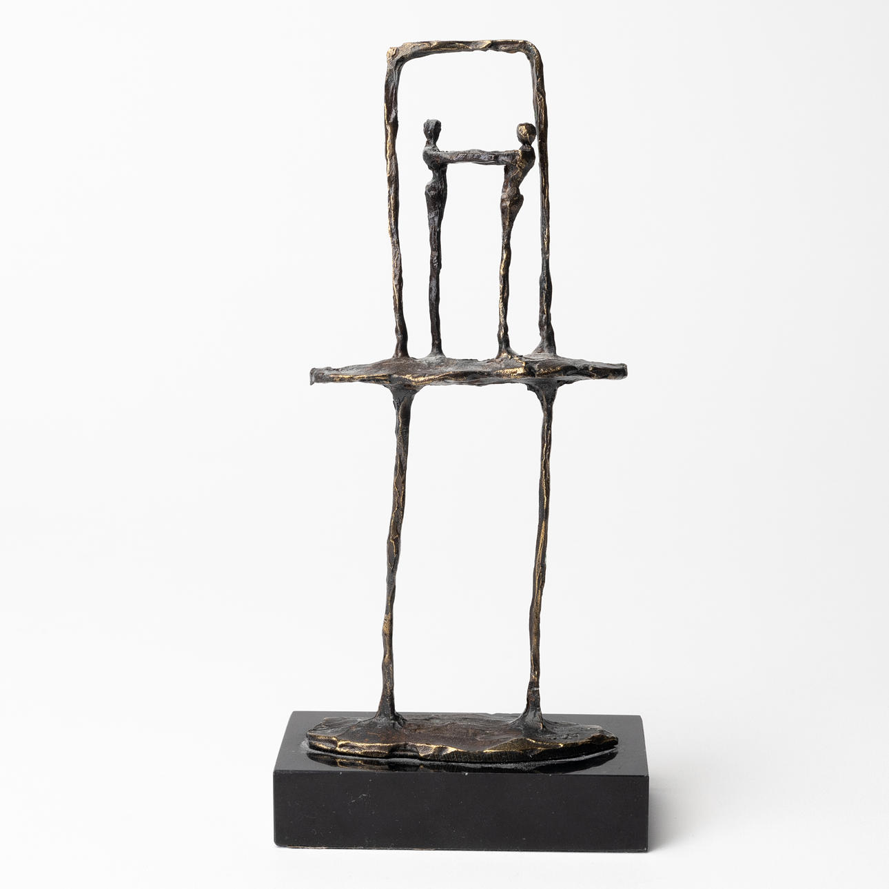 CORRY AMMERLAAN (1947-). Sculpture, bronze on stone base, monogram ...