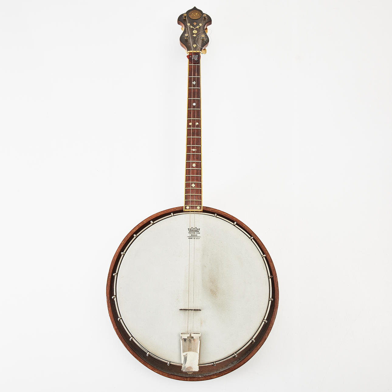 A mid-20th century “Remo Weather King” 4-string banjo. Collectables ...