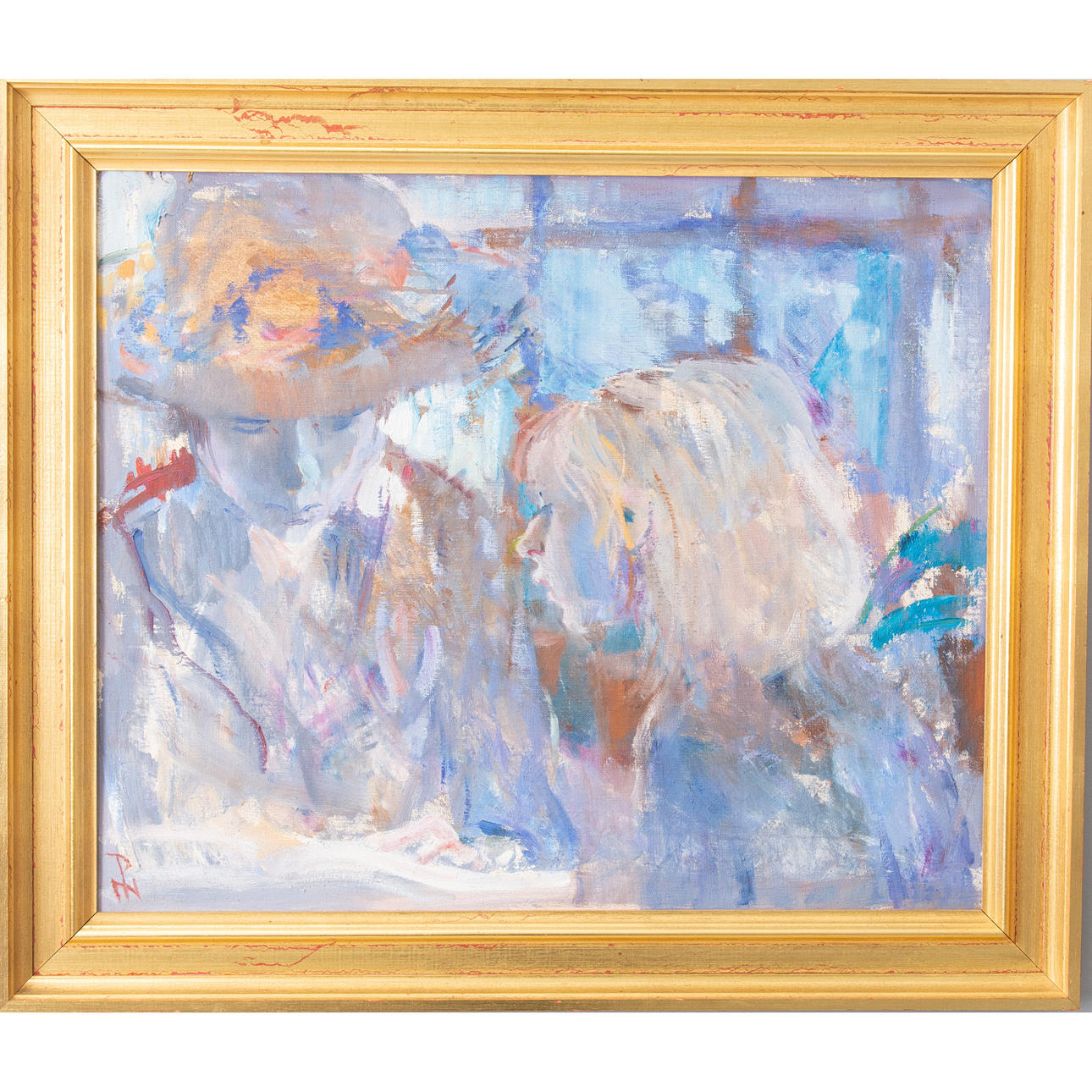 POUL S. NIELSEN. (1920-1998). Olja på duk, porträtt. Signerad. Danmark ...