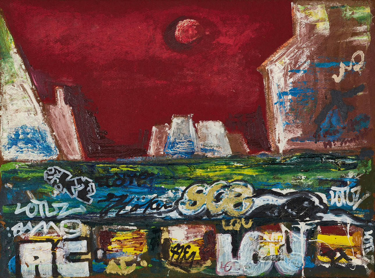 SVEN-ARNE “THE HAWK” HÖKENSTRÖM (Stockholm, 1947-2025). Twilight over ...