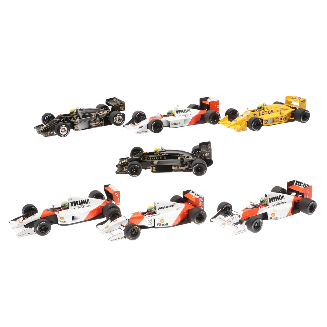 ARYTON SENNA FORMULA 1 CARS - MINICHAMPS. Toys - Model cars - Auctionet