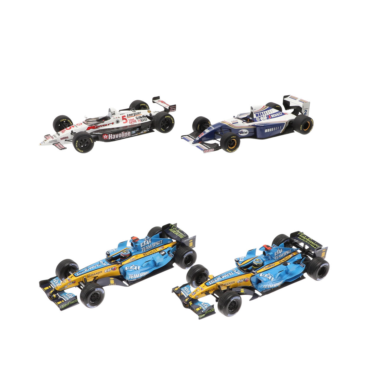 FERNANDO ALONSO & NIGEL MANSELL MODEL RACING CARS. Toys - Model cars ...