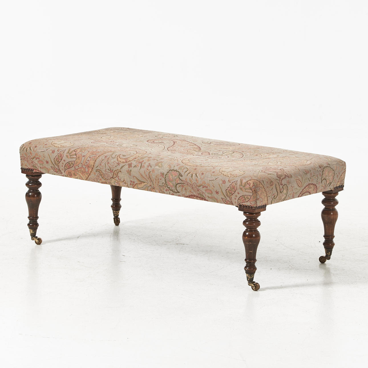 BÄNK, 1900-talets andra hälft, England, Regency stil, svarvade ben, på ...