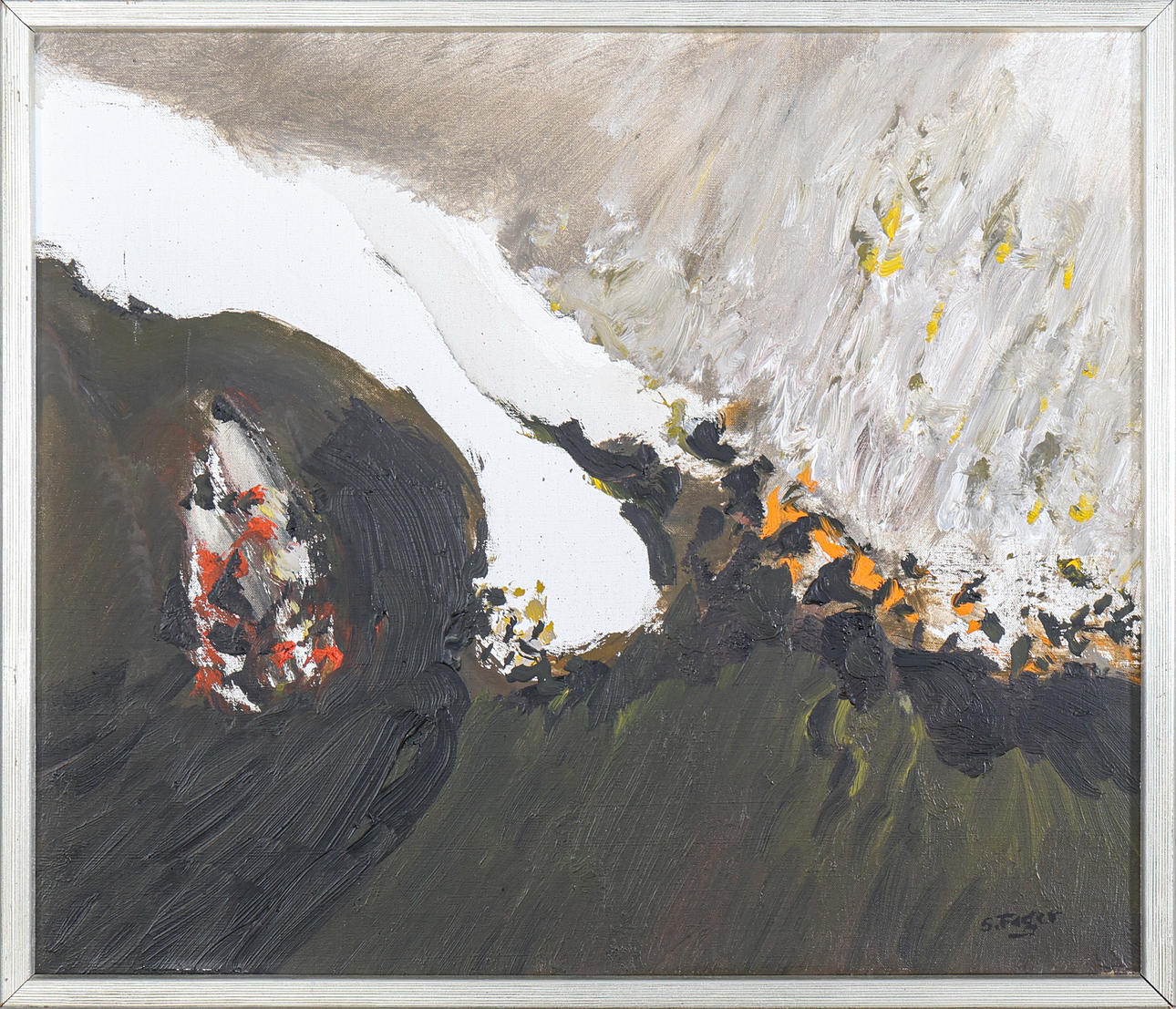 SIXTEN FAGER. Oil on canvas, “Early autumn” signed, dated -76. Art ...