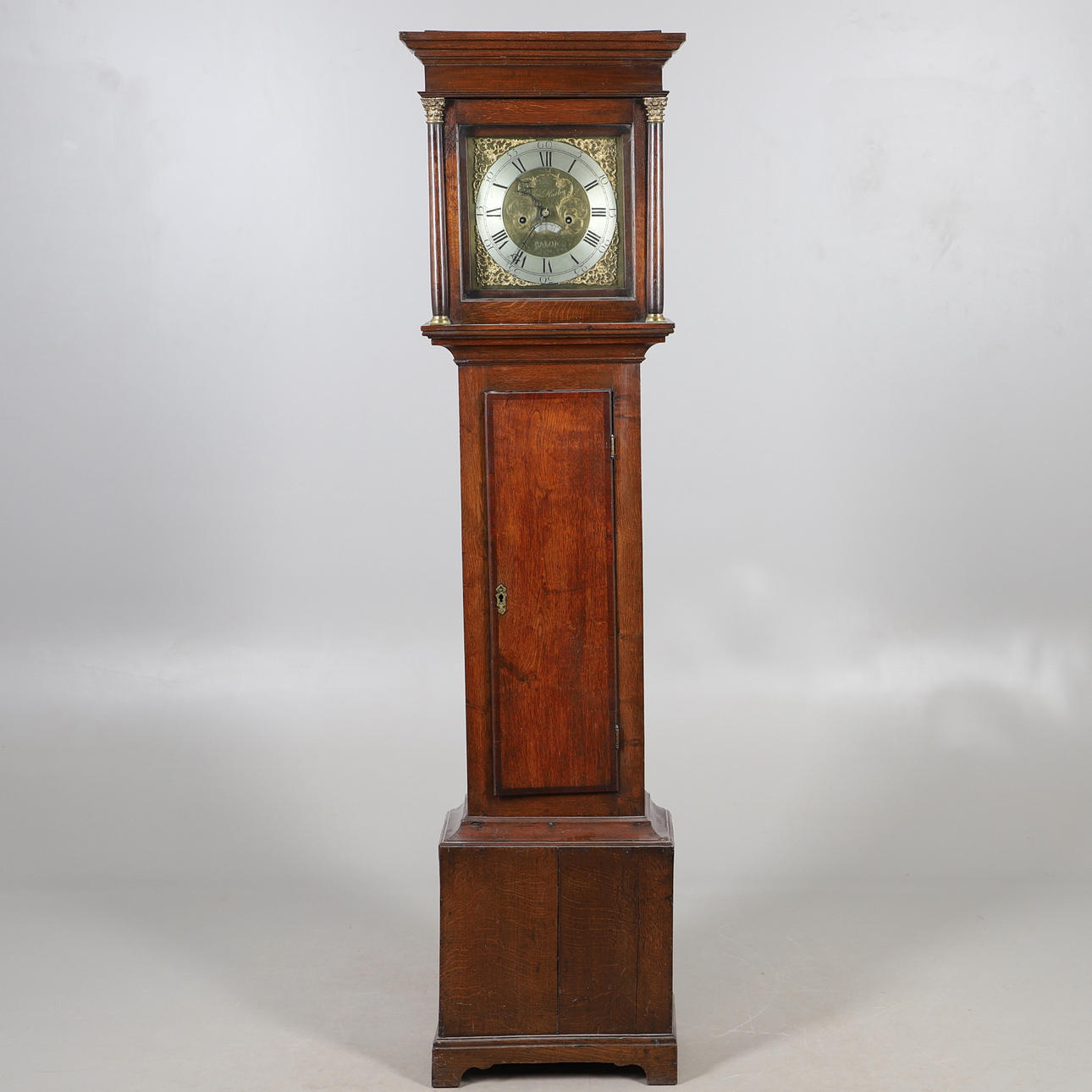 AN 18TH CENTURY OAK EIGHT DAY LONGCASE CLOCK. Clocks & Watches ...