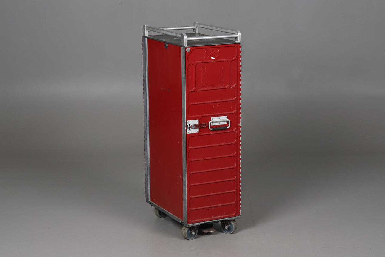 SAS Flygplans Trolley, aluminium, dubbelsidig. Övrigt - Övrigt - Auctionet