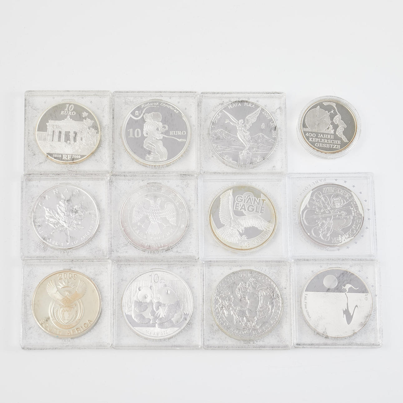 MINNESMYNT, 12 st, ca 900-999/1000 silver, Fabulous 12 silver ...
