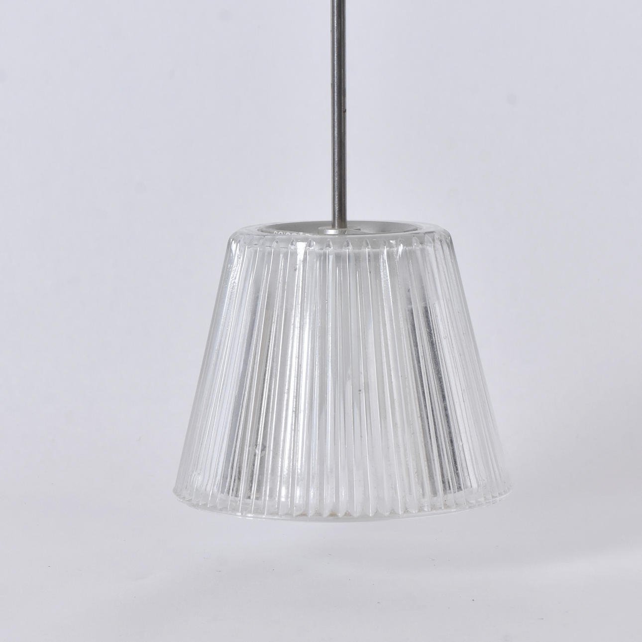 PHILIPPE STARK. Ceiling lamp, “ROMEO BABE SUSPENSION”, pressed glass ...