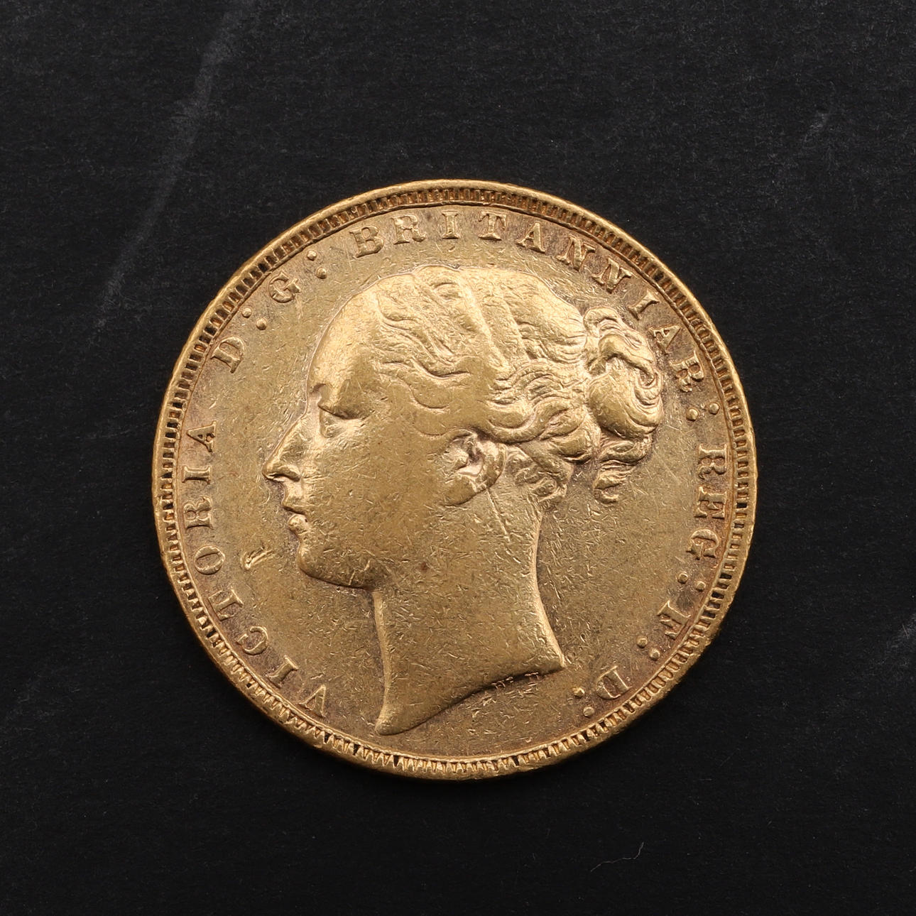 A QUEEN VICTORIA SOVEREIGN, 1873. Coins, Medals & Stamps - Coins ...
