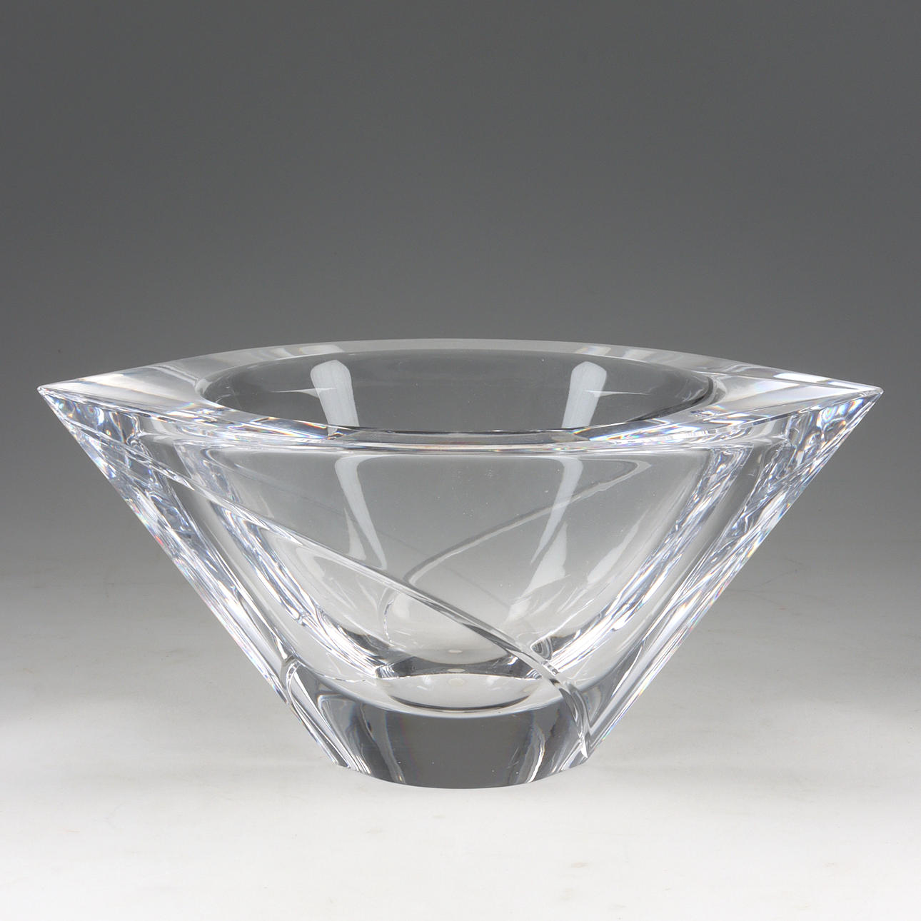 JAN JOHANSSON. Skål, glas, "Marin", Orrefors. 1900-tal. Glas ...