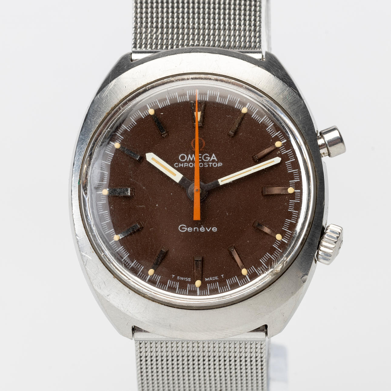OMEGA, Chronostop Genève, armbandsur, kronograf, manuell, cal. 865 ...