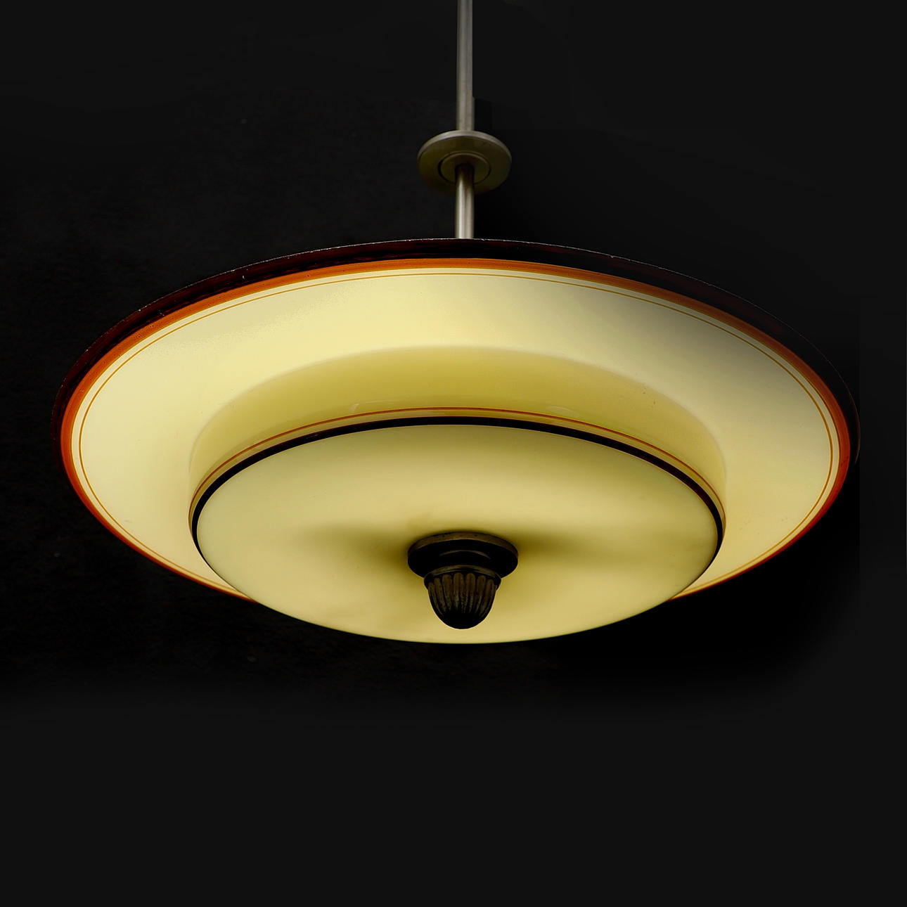 ELECTRIC AB CHR. BERG & CO (CEBE), Svalöv. Ceiling lamp, Swedish Modern ...