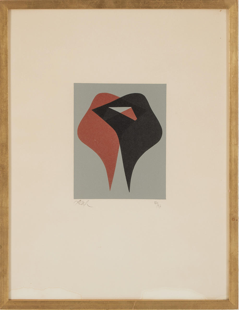 JEAN ARP (FRANKRIKE 1886-1966). “Arthur Rimbaud”. Art - Engravings ...