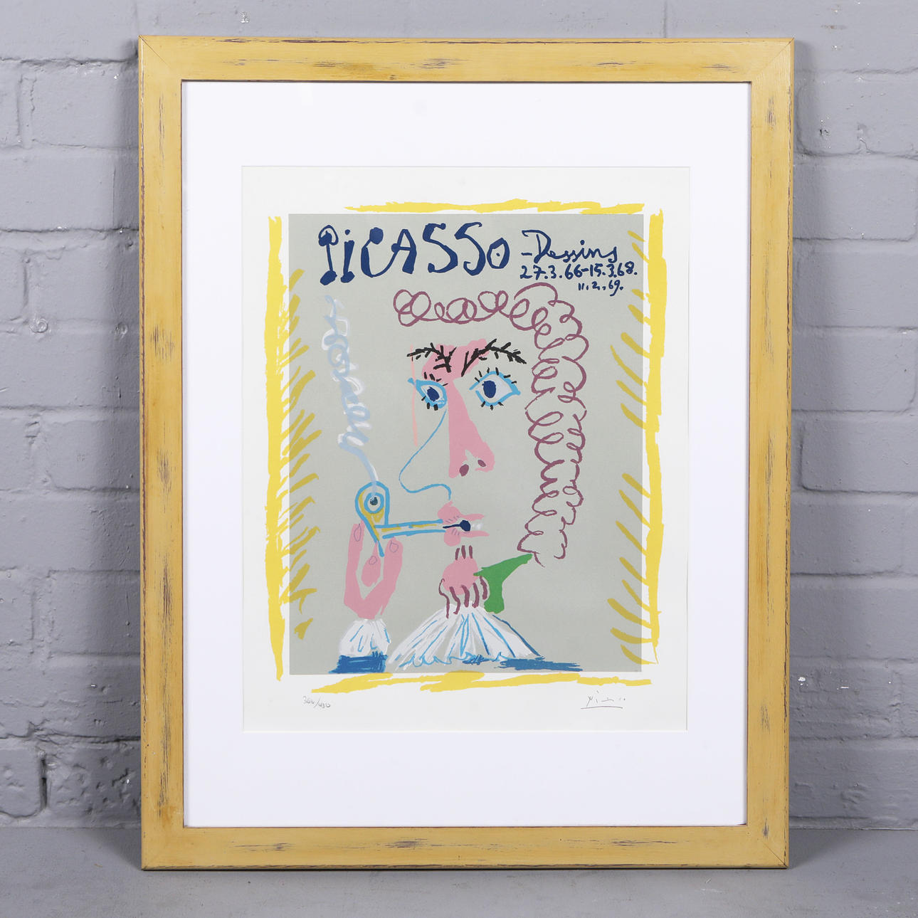 PABLO PICASSO. FUMEUR. Art - Engravings & Prints - Auctionet
