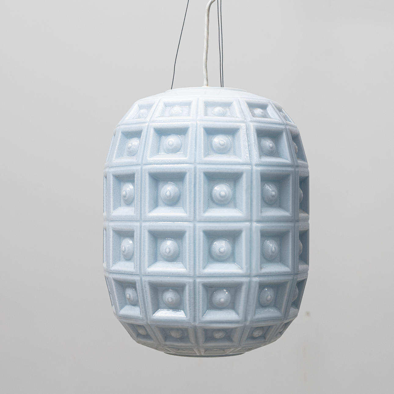 HELENA TYNELL. Ceiling lamp, glass cup, label marked Flygsfors, 1960s ...