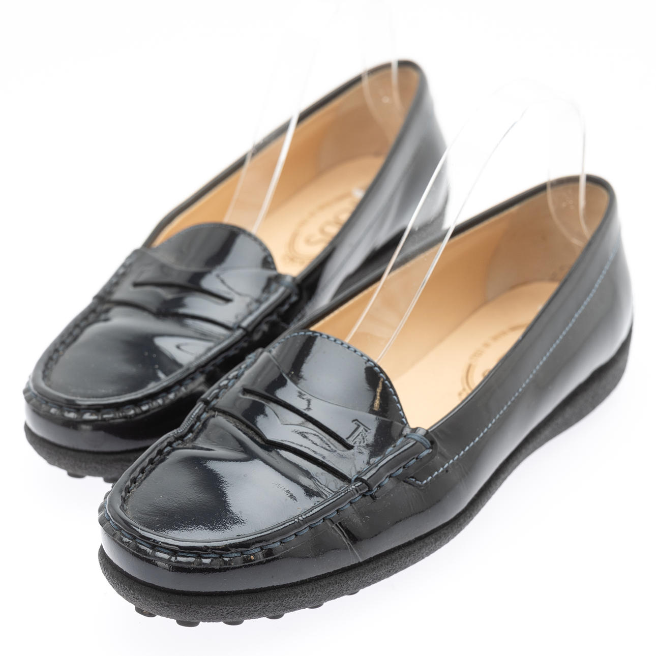 TOD'S. Loafers / Mockasiner Gommino, storlek 37,5. Vintagekläder ...