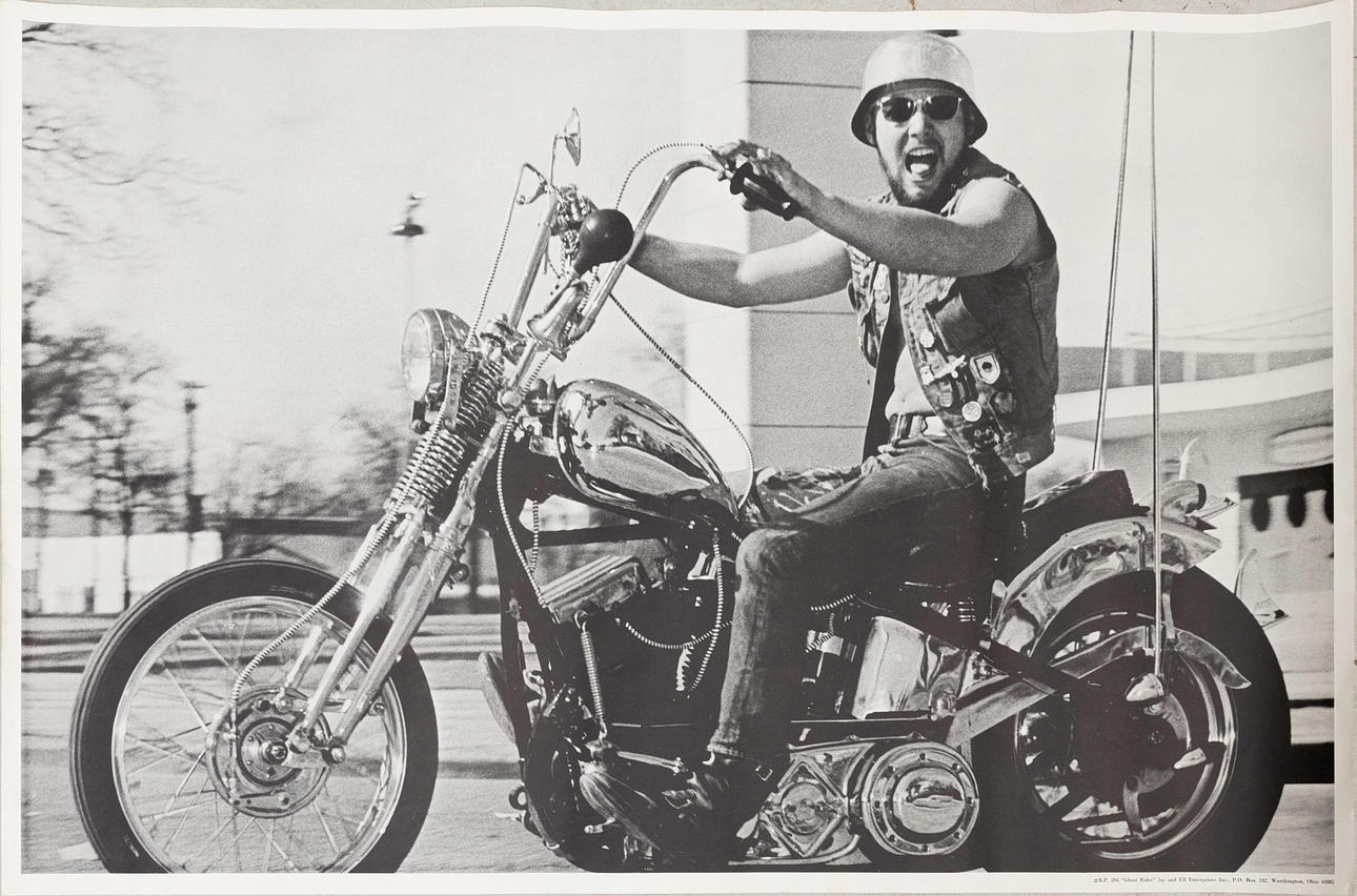 AFFISCH, # R.P. 204, "Ghost Rider", Jay and Ell Enterprises Inc. Konst ...
