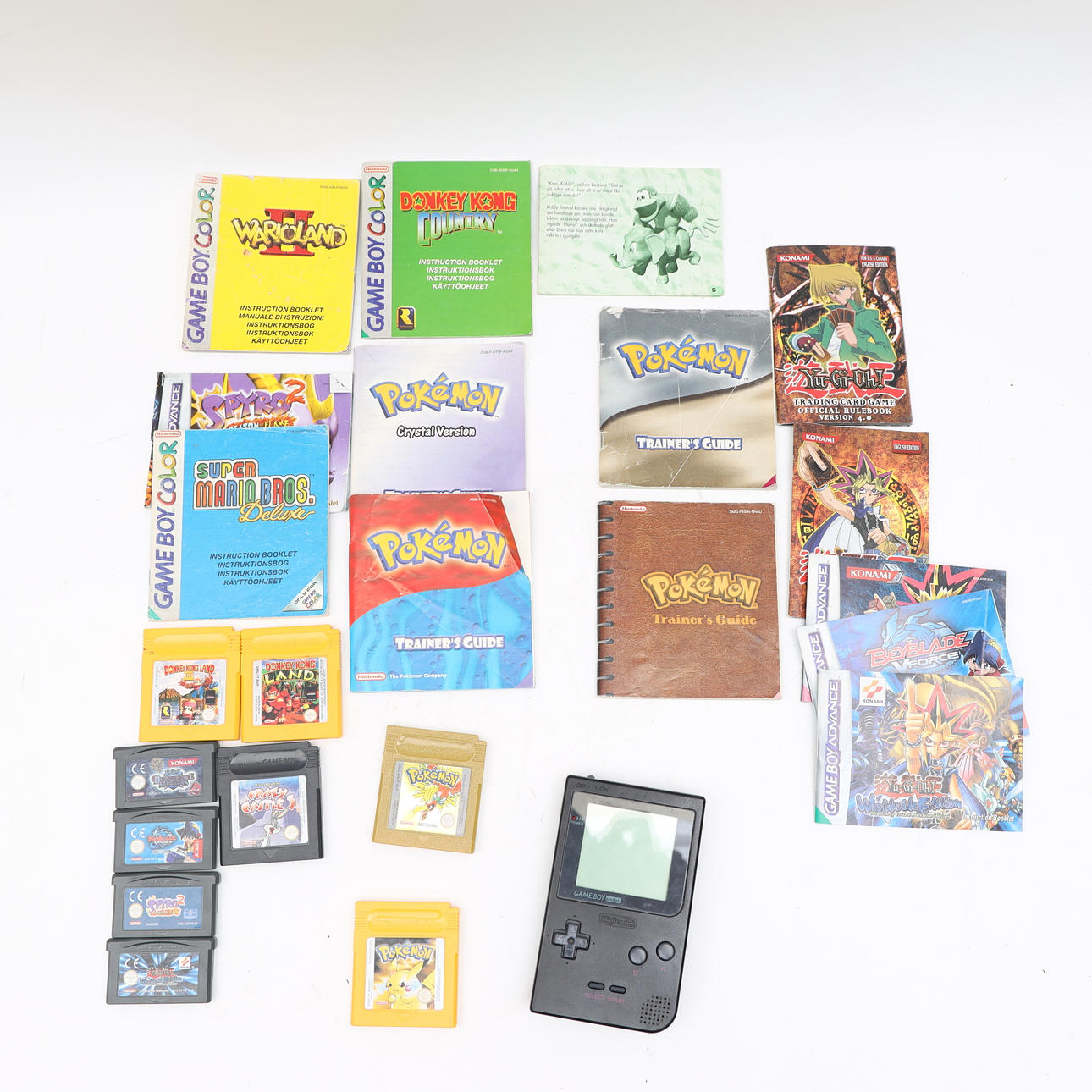 NINTENDO, Game Boy Pocket, Game Boy Pokemon, Donkey Kong. Miscellaneous ...