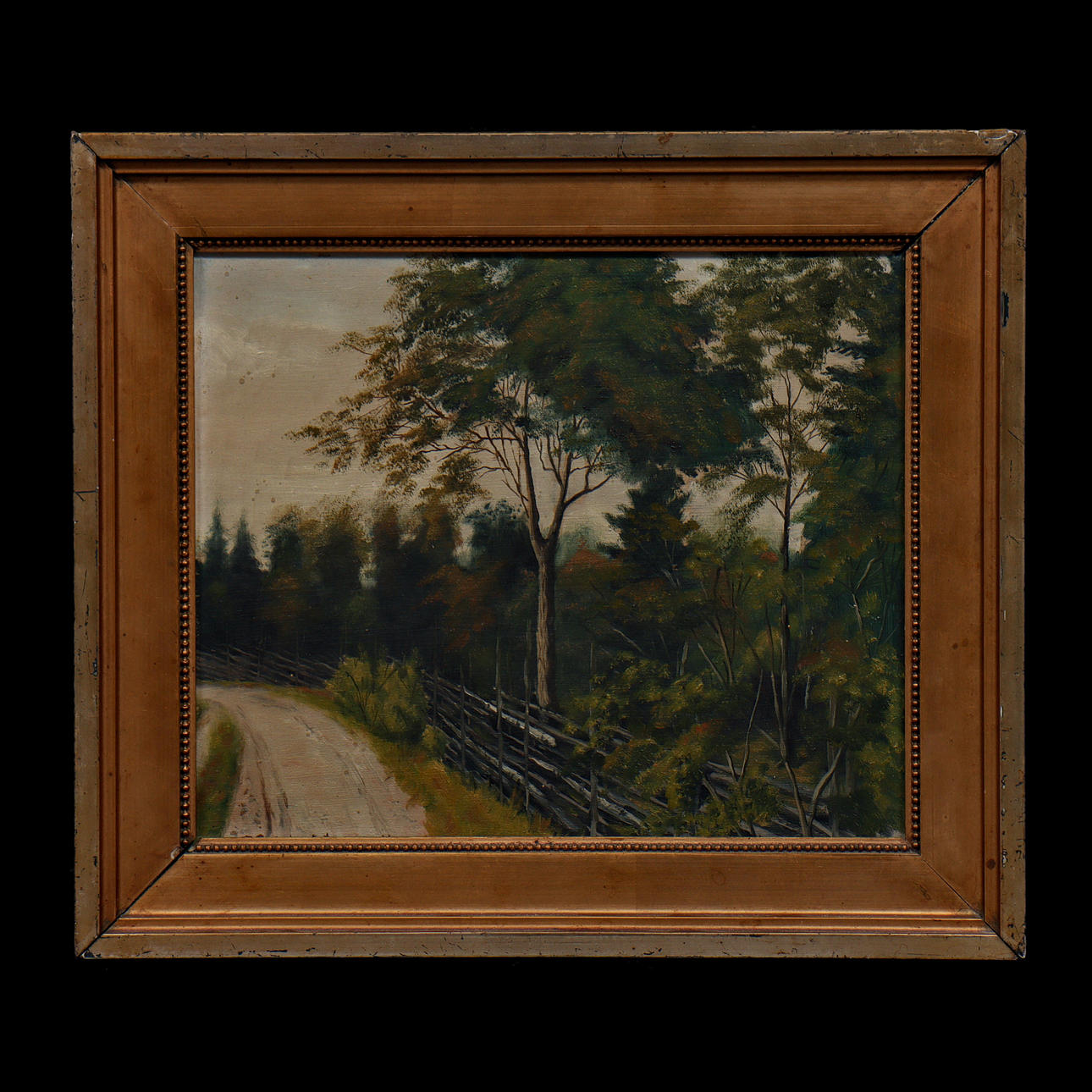UNIDENTIFIED ARTIST. A. BJÖRKQVIST 1918, OIL ON PANEL, SIGNED, DATED ...