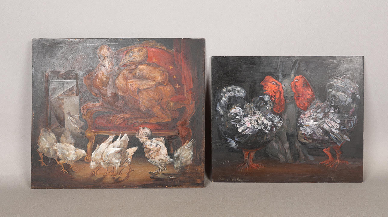SIMON GUMENIUK (GEB. 1975) (2). Kunst - Gemälde - Auctionet
