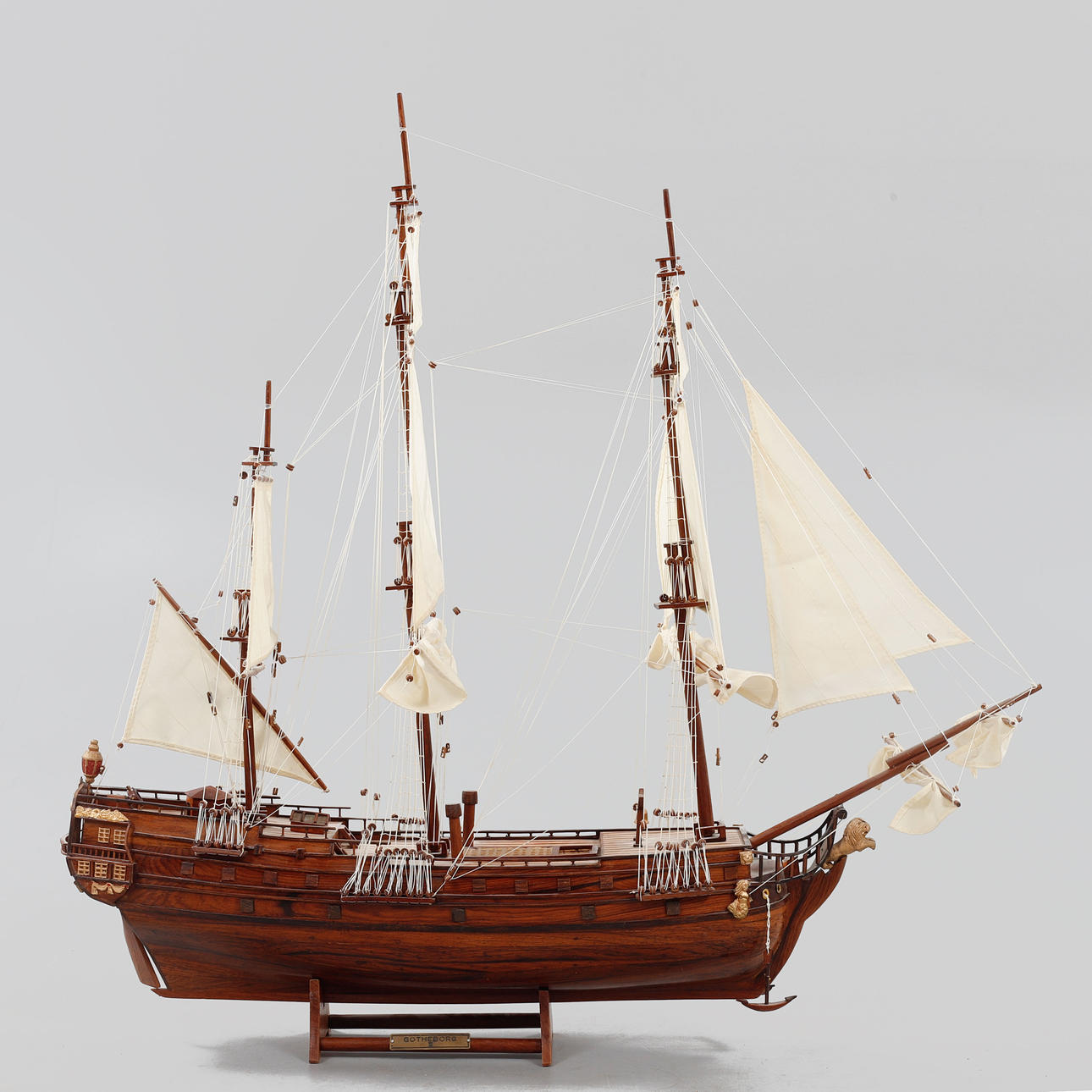 SKEPPSMODELL, "Götheborg III", 1900-talets andra hälft. Samlarföremål ...