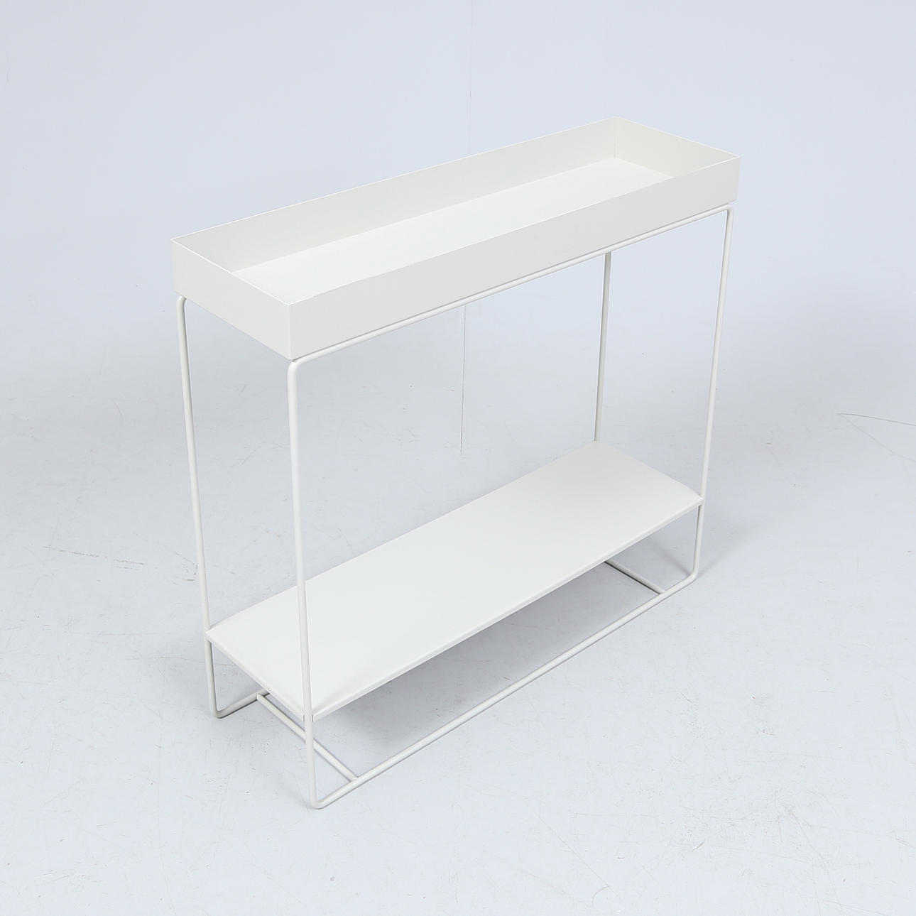 Plant stand, ''Plant Box Two Tier'' grey-lacquered metal, Ferm Living ...