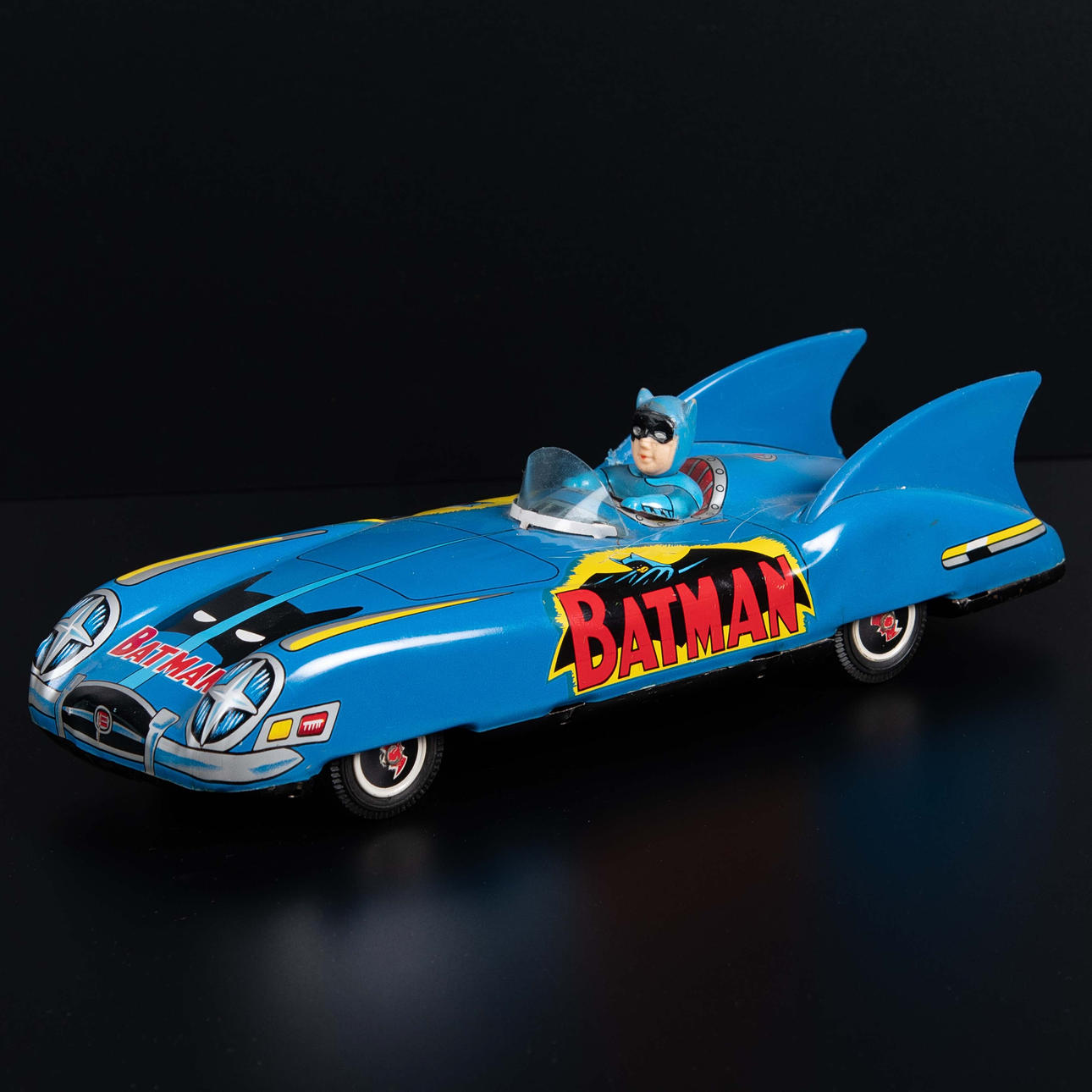 BATMOBILE, plåt, Aoshin (ASC) 1966 Japan. Leksaker - Modellbilar ...