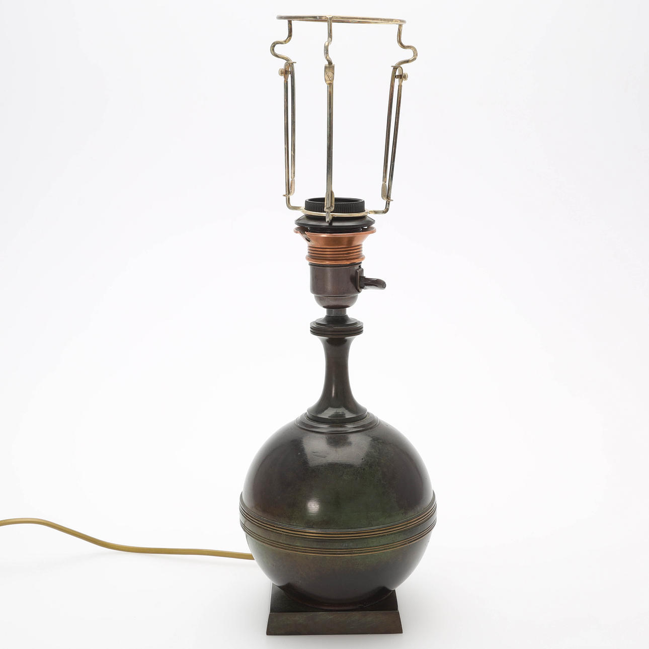 TABLE LAMP, bronze, model 58, Art Deco, GAB, first half of the 20th ...