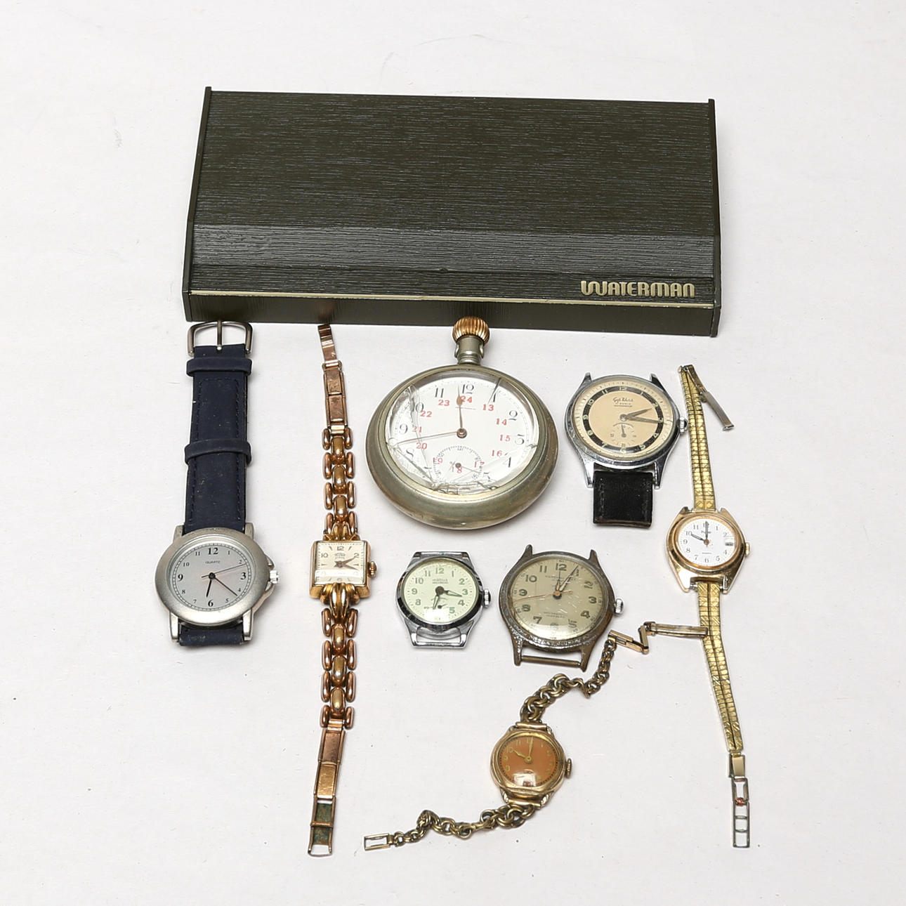 ARMBANDSUHREN, 7 Stk., darunter Pulsar, Misalla, Gefa Watch, Technos ...
