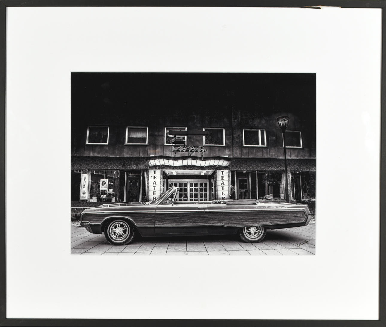 ULF FORSBERG. FOTOGRAFÍA "Saga" Umeå, firmada, coche clásico. Arte ...