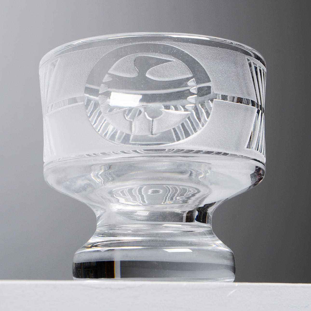 BERTIL VALLIEN. Footed bowl, glass, Boda-Åfors. Glass - Utility glass ...