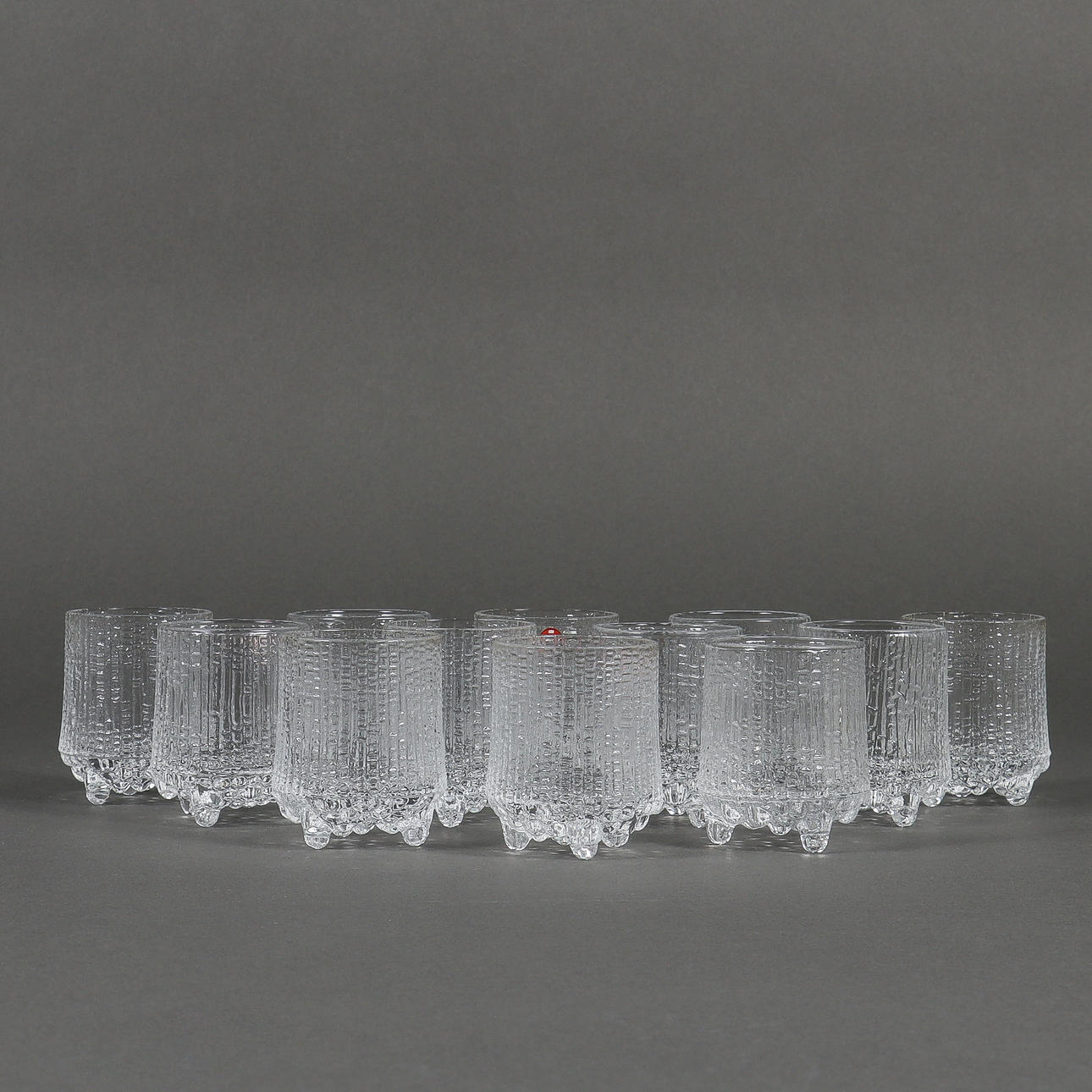 TAPIO WIRKKALA. Snapsglas, 12 stycken, Iittala Ultima Thule. Glas ...