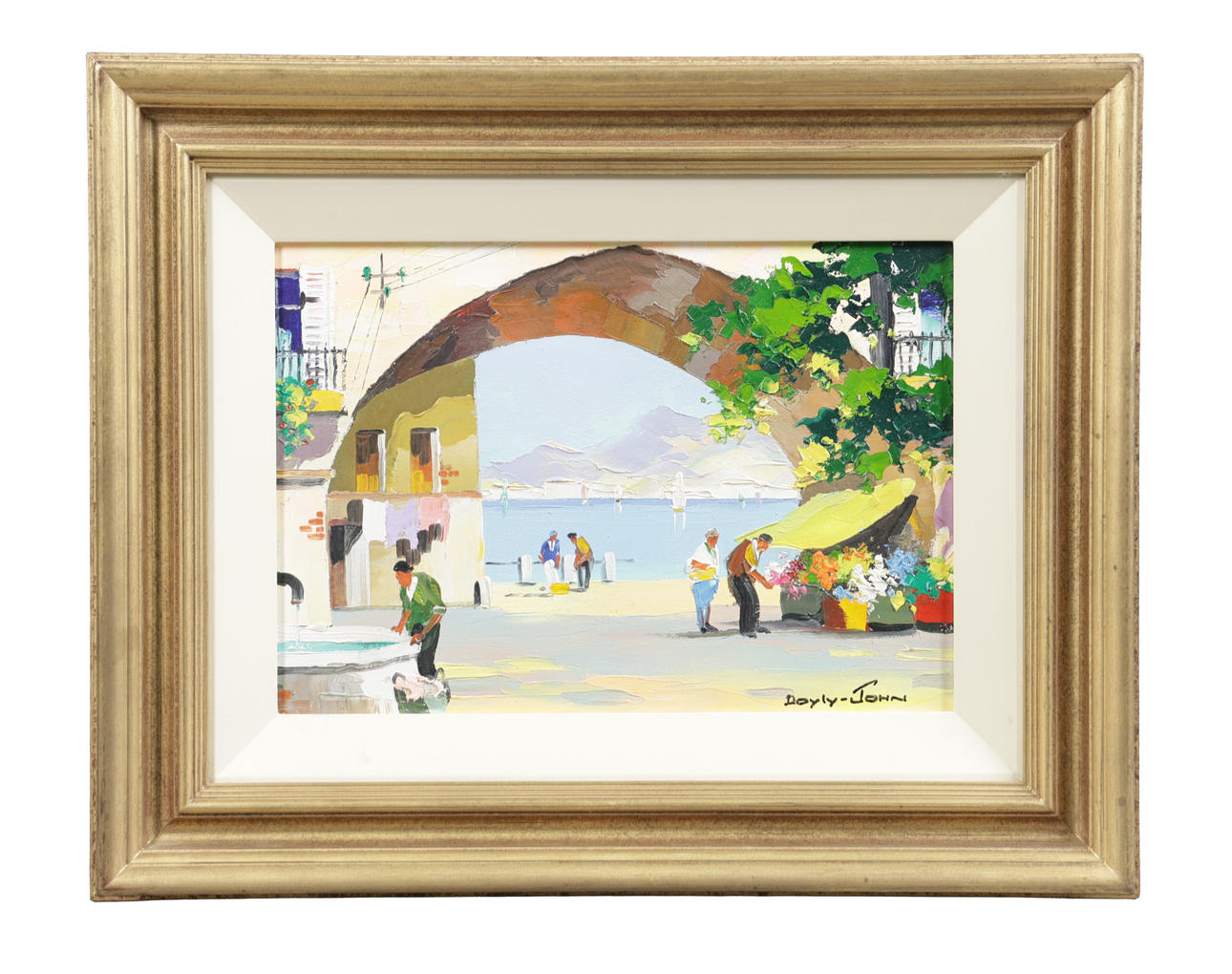 CECIL ROCHFORT D'OYLY-JOHN (1906-1993) "PORTOFINO ITALIAN RIVIERA". Art ...