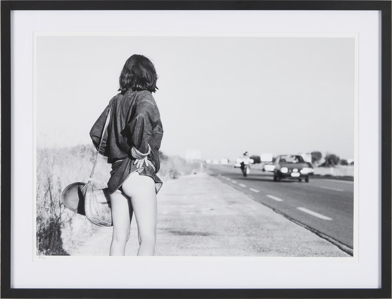 TONY LANDBERG (1941-2025). "Vägflicka". Art - Photography - Auctionet