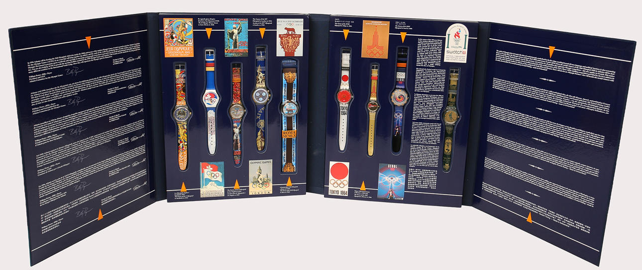 SWATCH, armbandsur, "Swatch Historical Olympic Games Collection ...