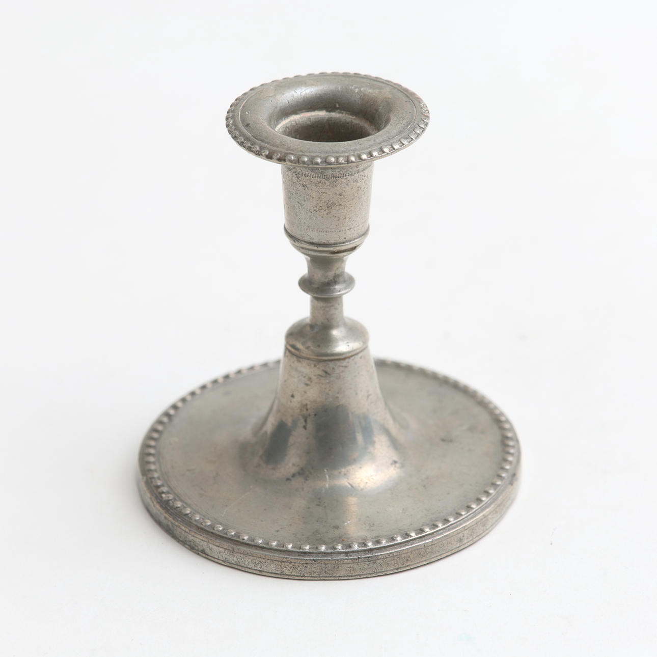 JOHAN PETTER FAGERSTRÖM. Ljusstake, tenn, empir, Kalmar, 1808. Silver ...