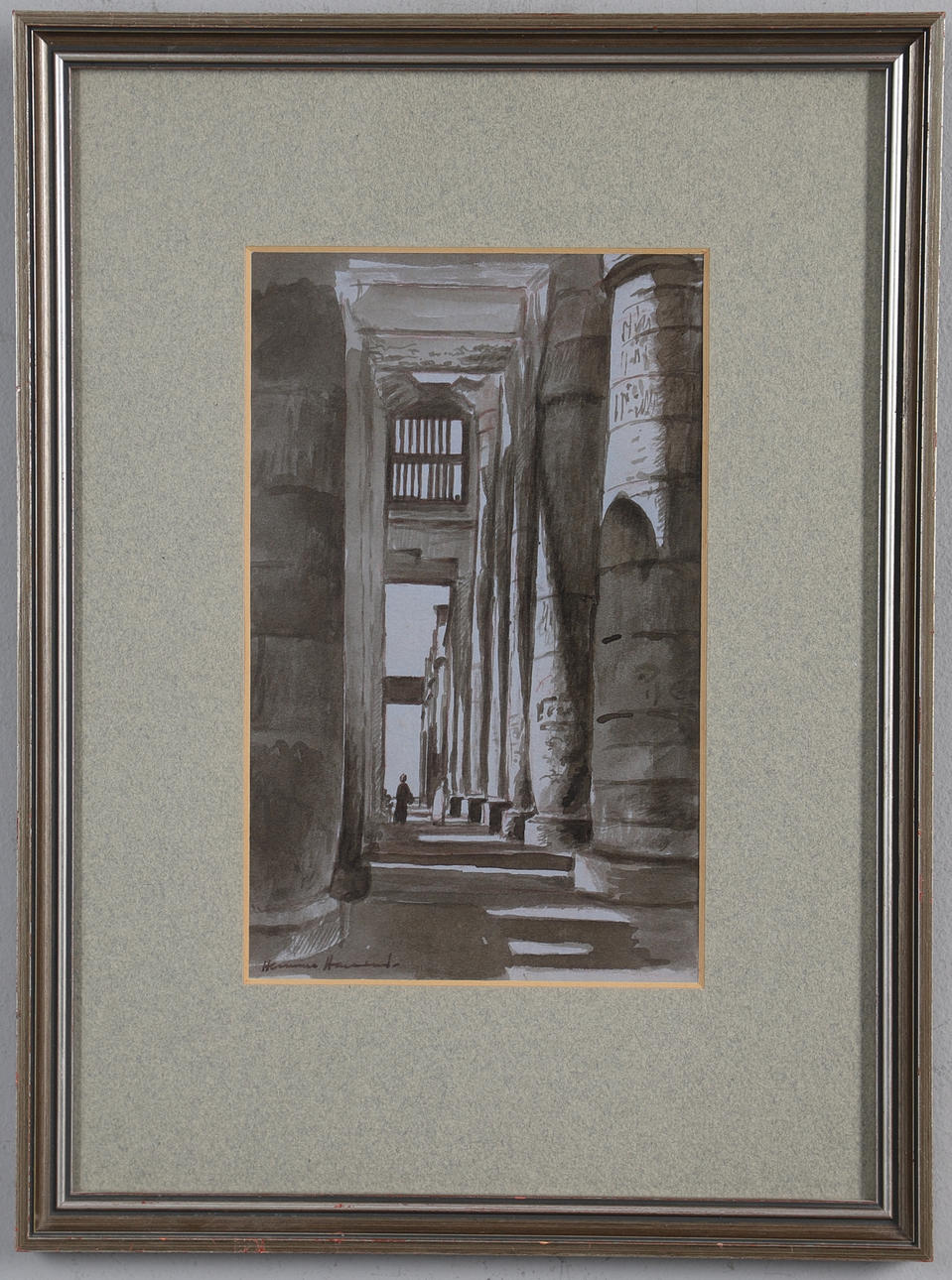HERMIONE HAMMOND (1910-2005). 'THE GREAT TEMPLE OF AMUM AT KARNAK ...