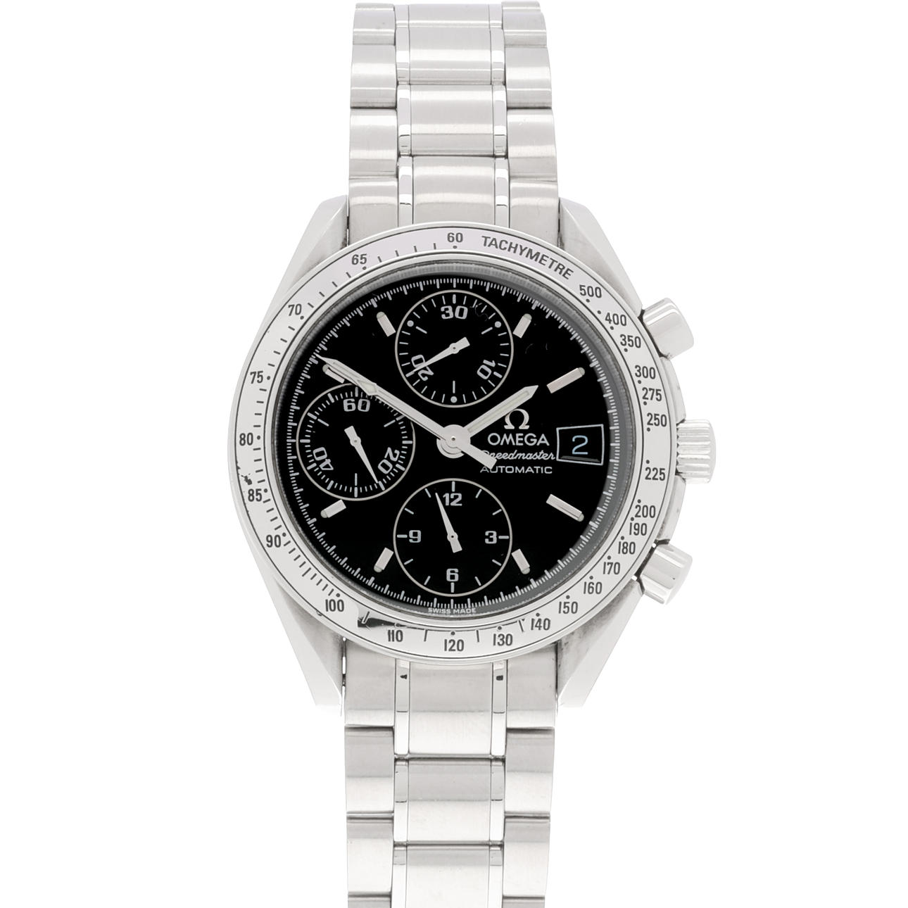 Omega Speedmaster Automatic men's wristwatch in steel, Ø 39 mm. Clocks ...