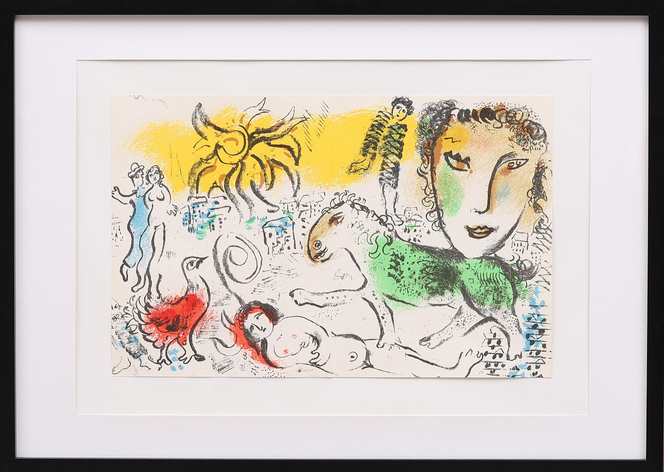 MARC CHAGALL. "Chagall Monumental", ur Specialutgåva av XX:e siècle ...