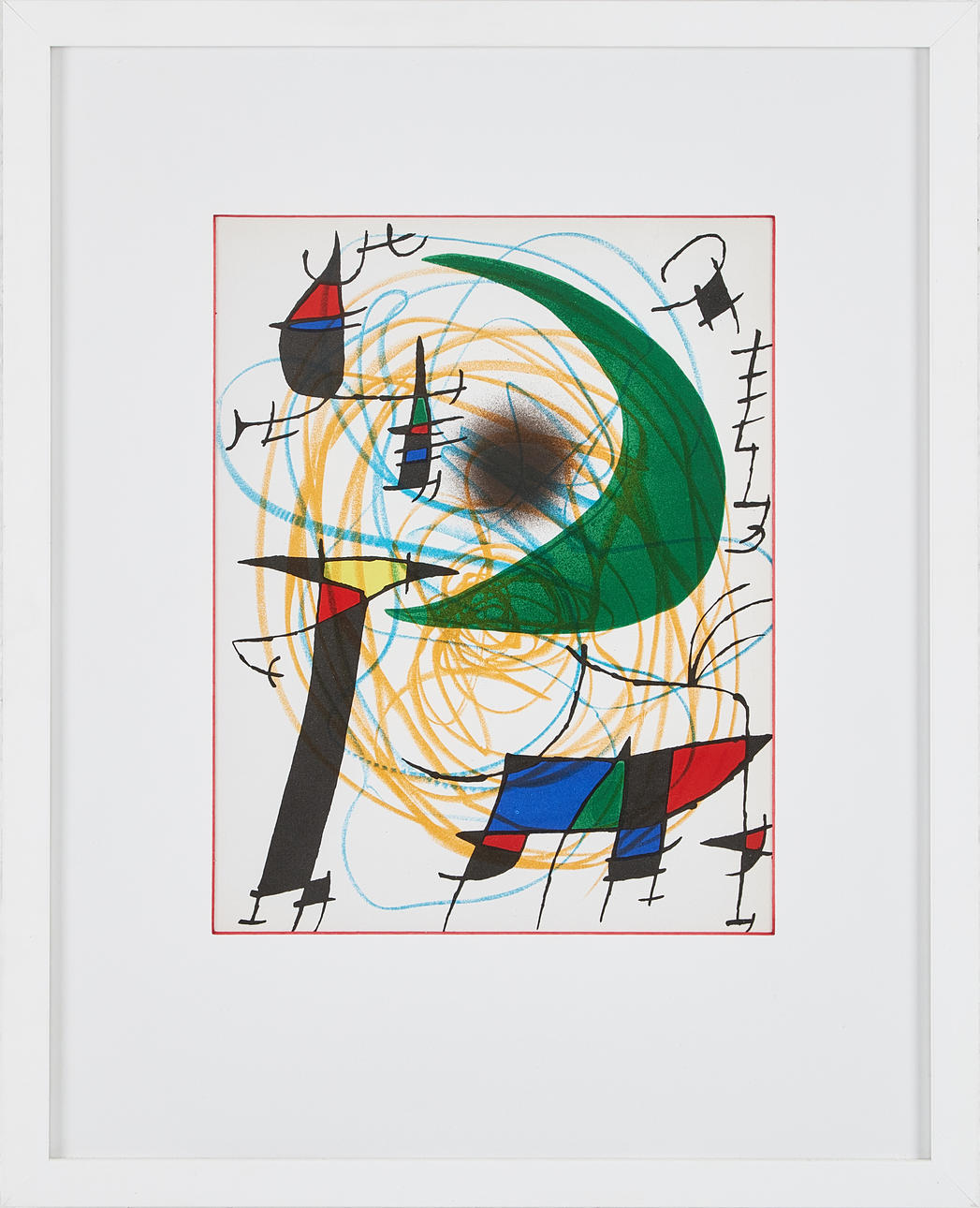 JOAN MIRÓ. Ur boken "Joan Miró Lithographies", Volume I, Maeght, Paris ...