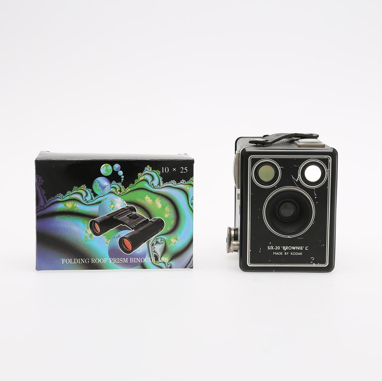 DRAWER CAMERA "Brownie". BINOCULARS 1900s. Miscellaneous ...