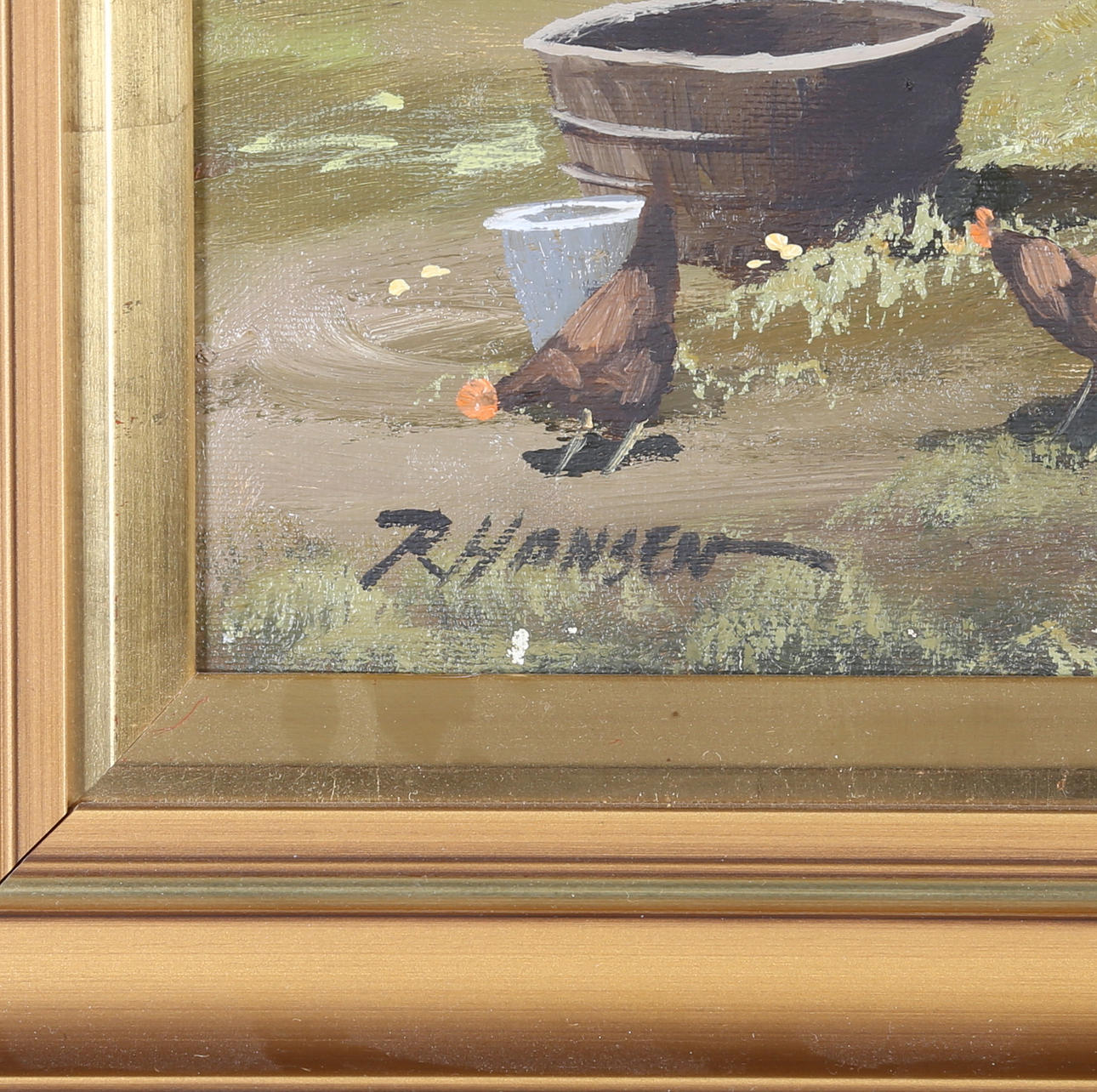 ROALD HANSEN. oil on canvas, signed. Art - Paintings - Auctionet