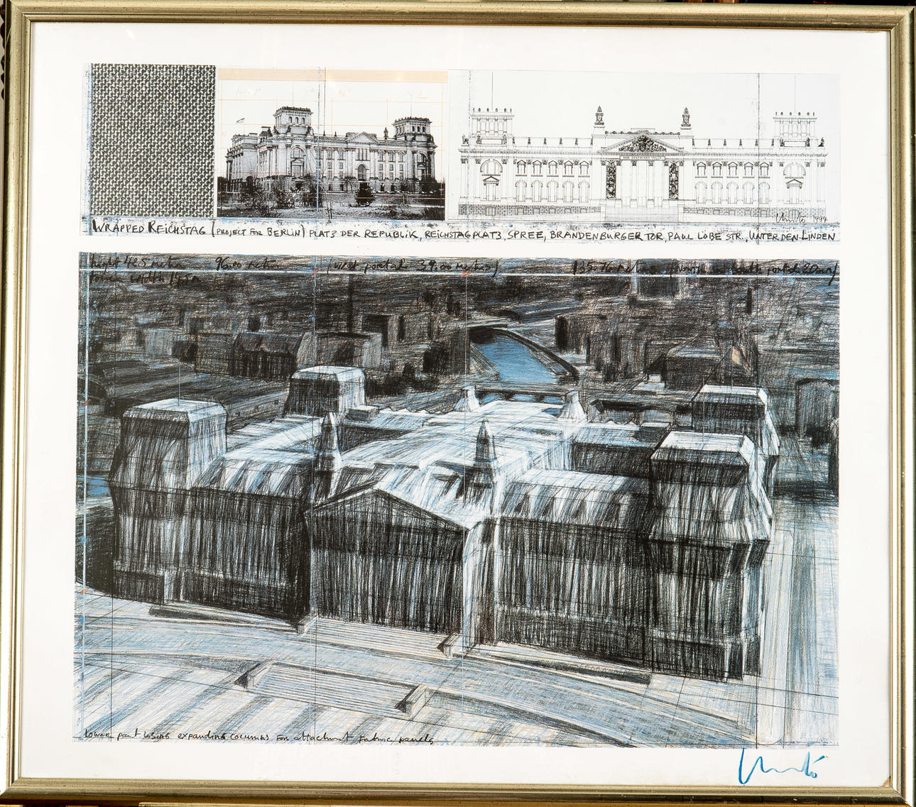 CHRISTO. INSVEPT RIKSDAGEN. Konst - Grafik - Auctionet