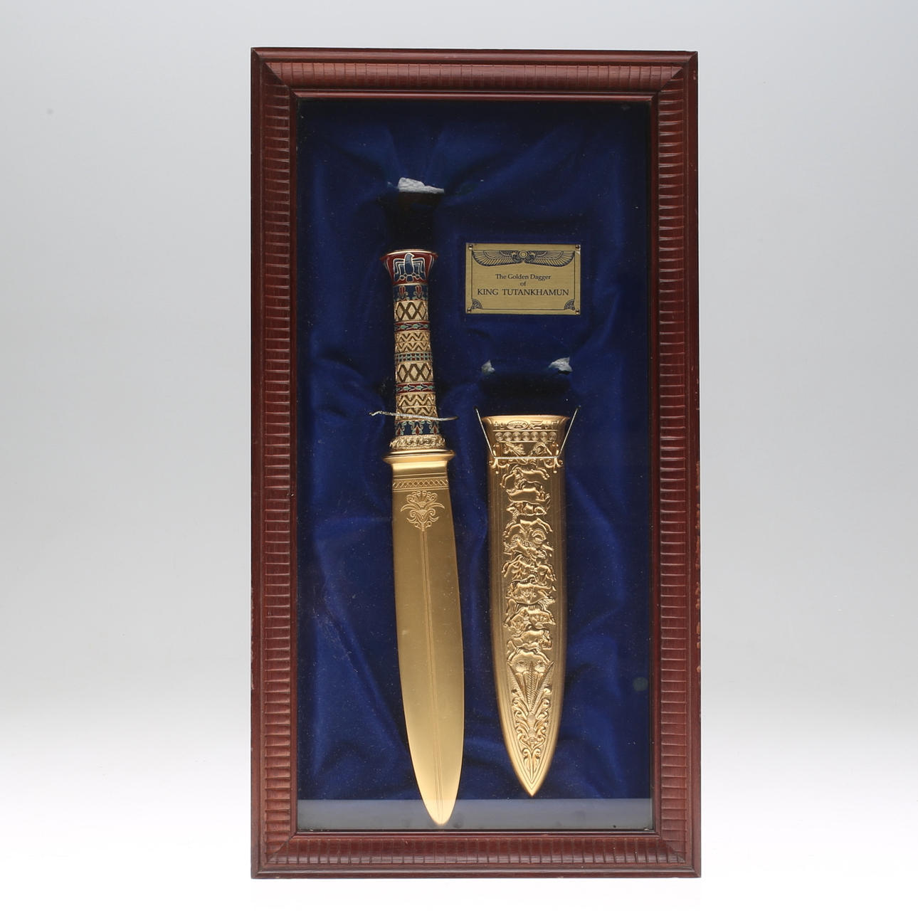 DAGGER, "The Golden Dagger of King Tutankhamun", Franklin Mint. Weapons ...